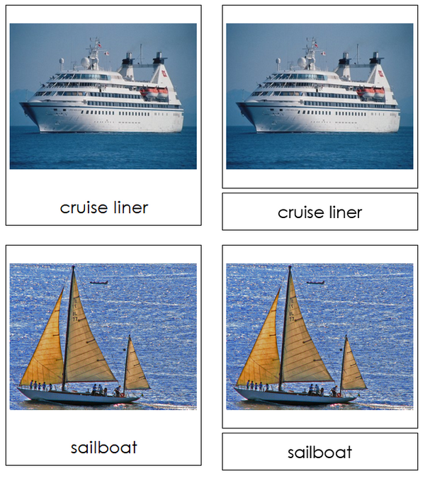 Marine Transportation - Montessori Print Shop