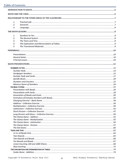 Primary Montessori Teaching Manuals Bundle - Montessori Print Shop
