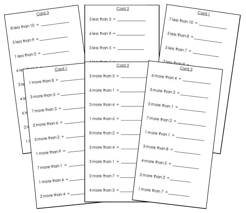 More Than Less Than Cards - FREE Digital Download - Montessori Print Shop