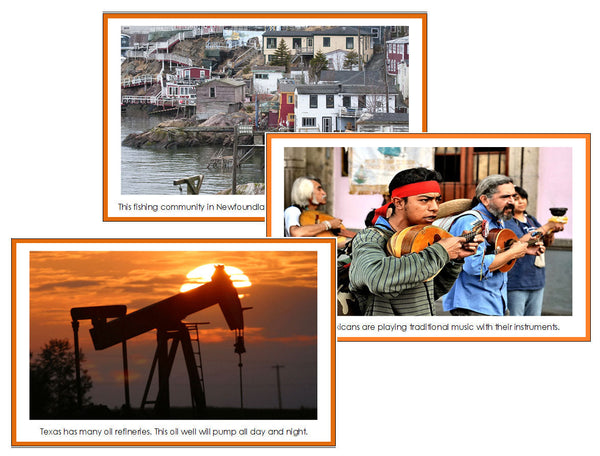 North America Continent Bundle - Montessori Print Shop