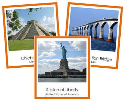 North American Landmarks - Montessori Print Shop