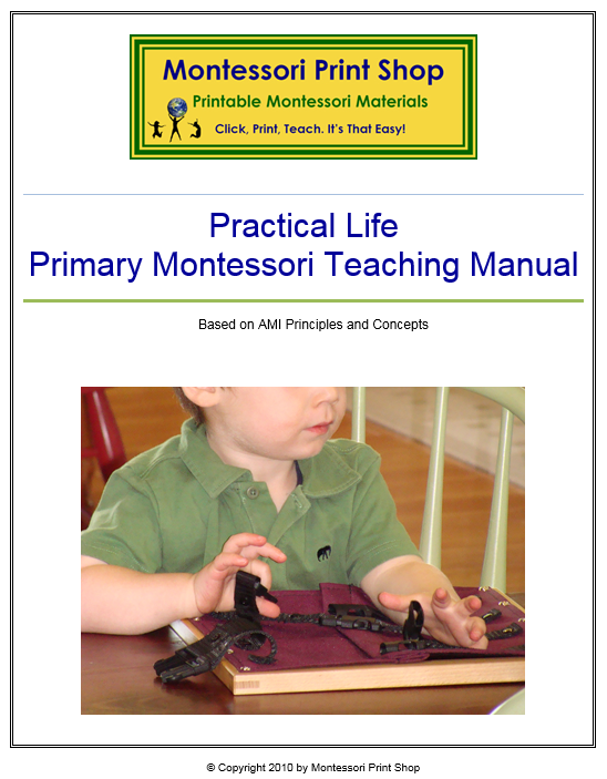Primary Montessori Teaching Manuals - Montessori Print Shop