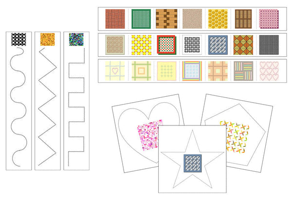 Pattern Cutting Work - Montessori Print Shop