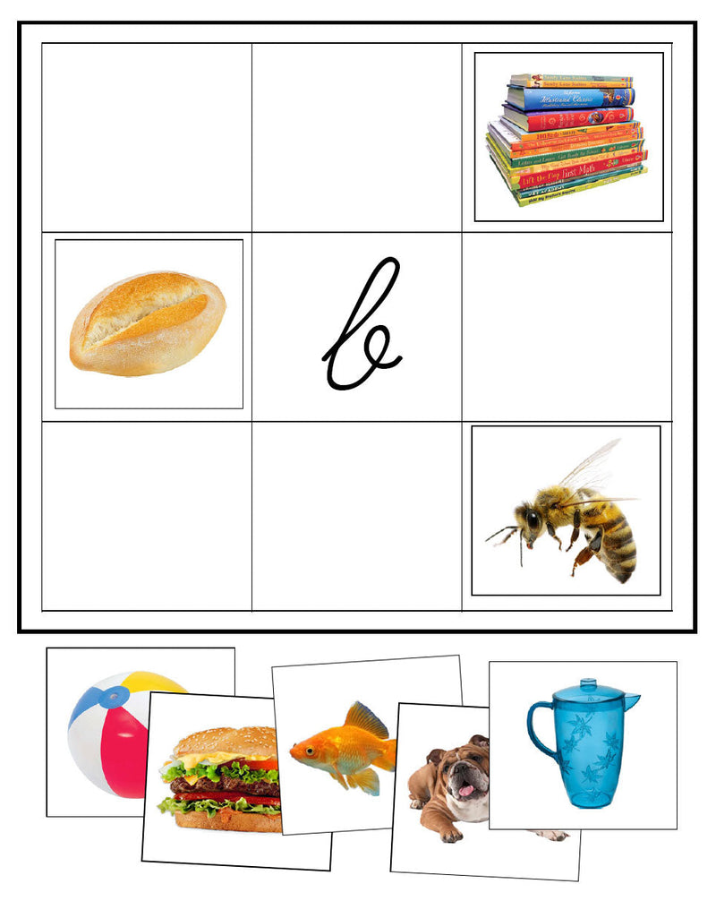 Phonetic Letter Mats (Cursive) - Montessori Print Shop