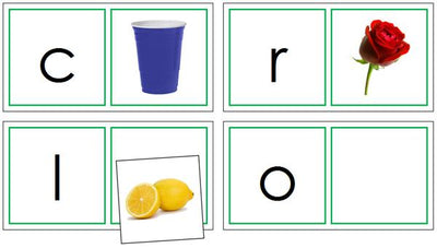 Phonetic Matching Cards (Set 3) - Montessori Print Shop
