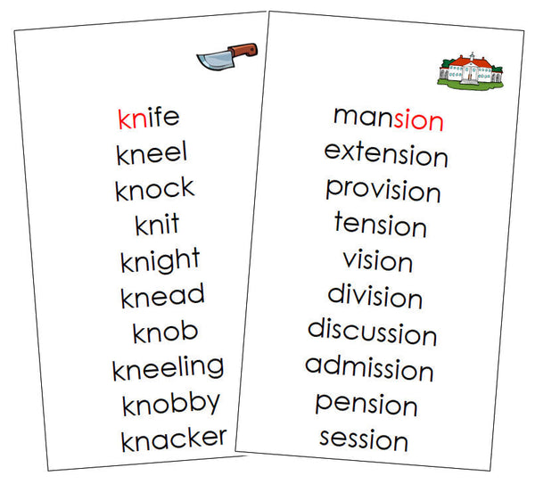 Phonogram Cards Set 2 (Step 3) - Montessori Print Shop