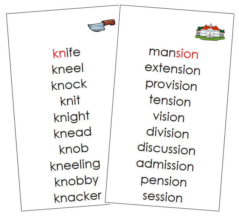 Phonogram Cards Set 2 (Step 3) - Montessori Print Shop