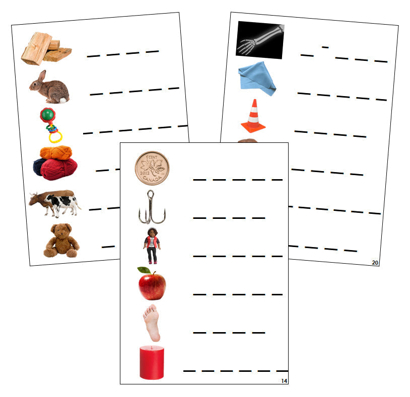Phonogram Spelling Cards Set 2 Step 3 (photos) - Montessori Print Shop