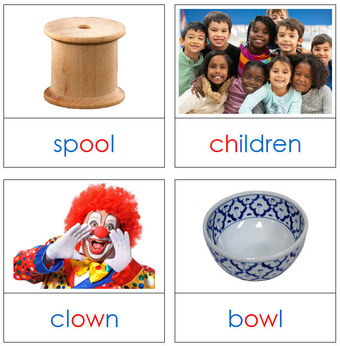 Phonogram Picture Cards (Level 3) - Montessori Digital Download ...