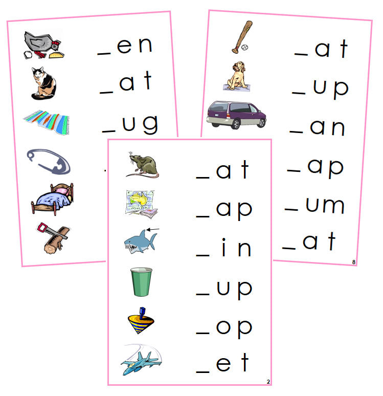 Montessori Pink Language Series - Montessori Print Shop