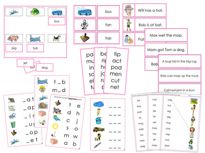 Montessori Pink Language Series - Montessori Print Shop