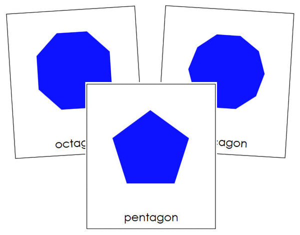 Polygon 3-Part Cards - Montessori Print Shop