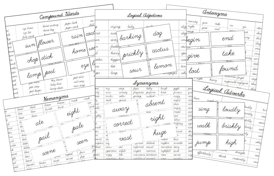 Montessori Grammar Bundles - Montessori Print Shop