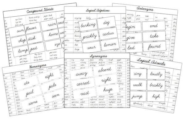 Montessori Grammar Bundles - Montessori Print Shop