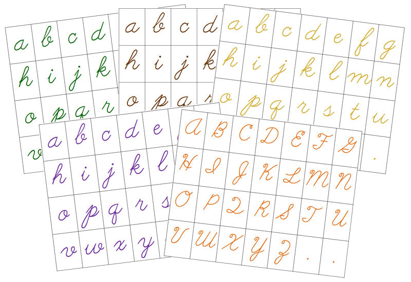 Cursive Alphabet Letters Printable