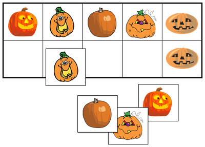 Pumpkin Match-Up & Memory Game - Montessori Print Shop Digital Download