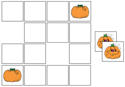 Pumpkin Match-Up & Memory Game - Montessori Print Shop
