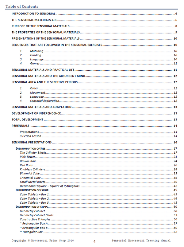 Primary Montessori Teaching Manuals Bundle - Montessori Digital ...