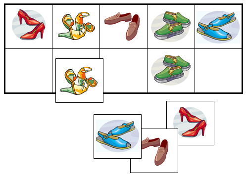 Shoe Match-Up & Memory Game - Montessori Print Shop Digital Download