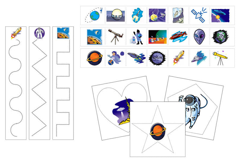Space Cutting Work - Montessori Print Shop