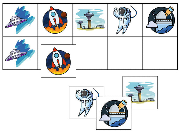 Space Match-Up & Memory Game - Montessori Print Shop