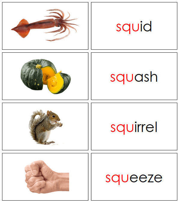 Blends & Digraphs (Set 2) - Montessori Print Shop