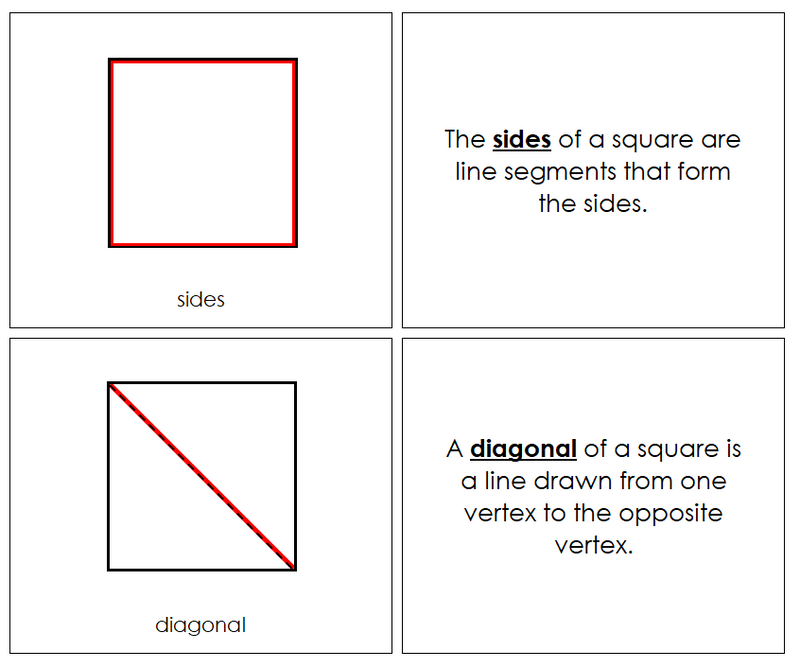 Study of a Square Book - Montessori Digital Download - Montessori Print ...