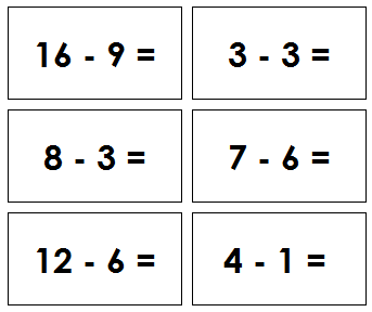Montessori Subtraction Equation Slips - Montessori Print Shop Digital ...