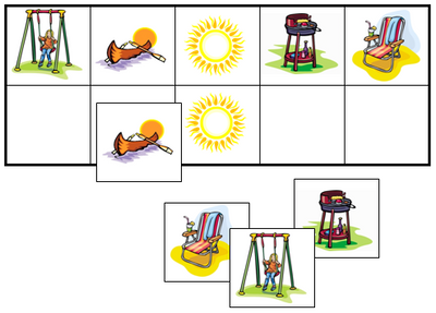 Summer Match-Up & Memory Game - Montessori Print Shop Digital Download