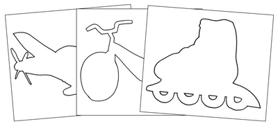 Transportation Cutting & Pin Poke - Montessori Print Shop Digital Download