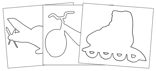 Transportation Cutting & Pin Poke - Montessori Print Shop Digital Download