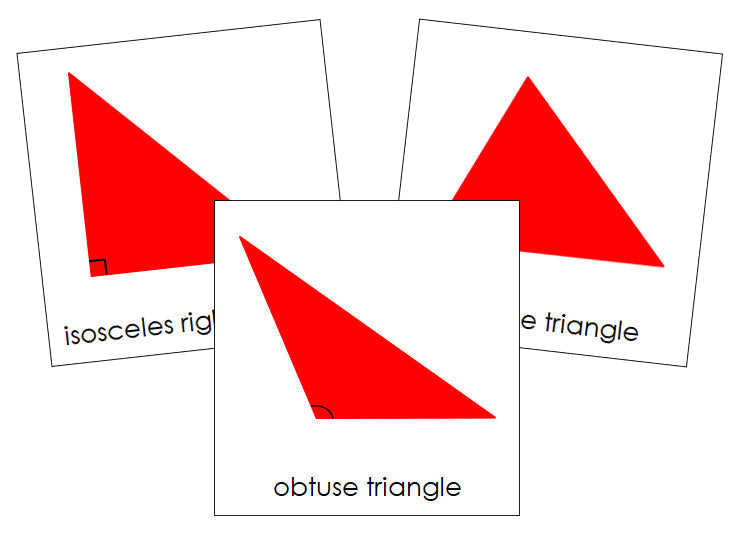 Types of Triangles 3-Part Cards - Montessori Print Shop
