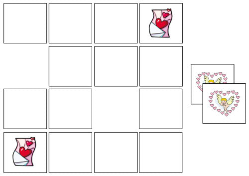 Valentine's Day Match-Up & Memory Game - Montessori Print Shop