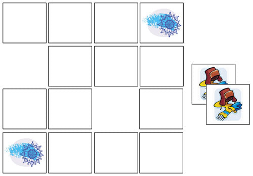 Winter Match-Up & Memory Game - Montessori Print Shop Digital Download