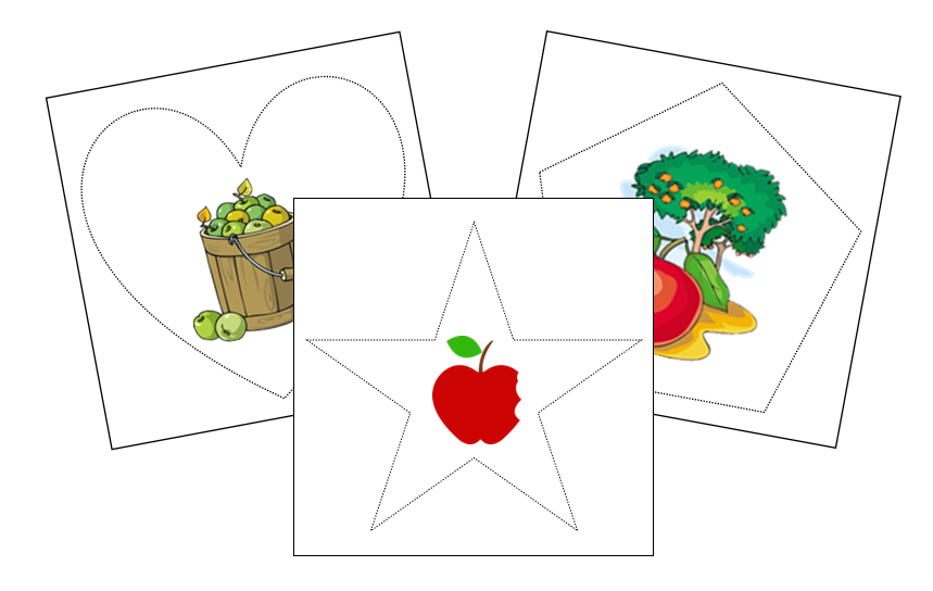 Apples Cutting Work - Montessori Print Shop