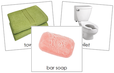 Toddler Bathroom Cards - Montessori Print Shop