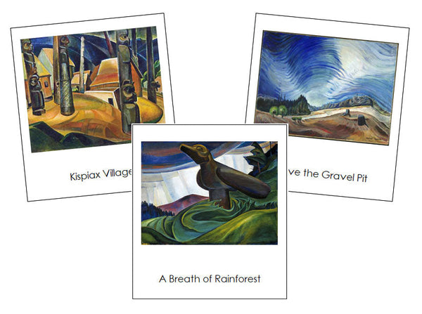 Emily Carr Art Cards - Montessori Print Shop