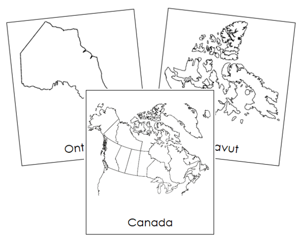 Canadian Provinces & Territories - Montessori Print Shop