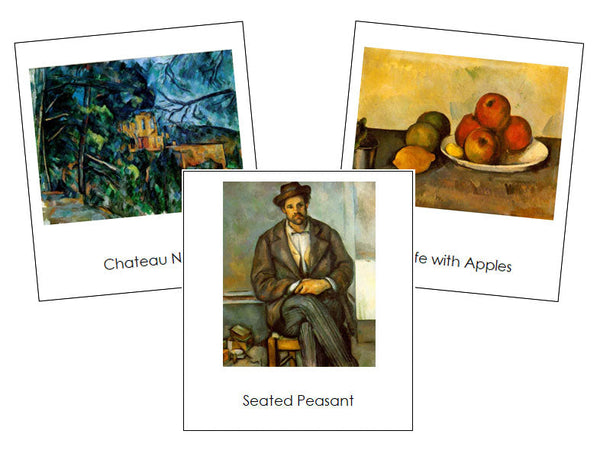 Paul Cezanne Art Cards - Montessori Print Shop