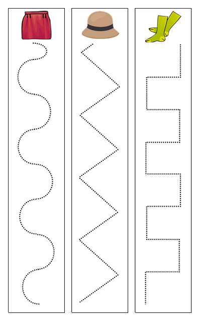 Clothing Cutting Work - Montessori Print Shop