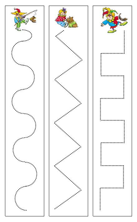 Clowns Cutting Work - Montessori Print Shop