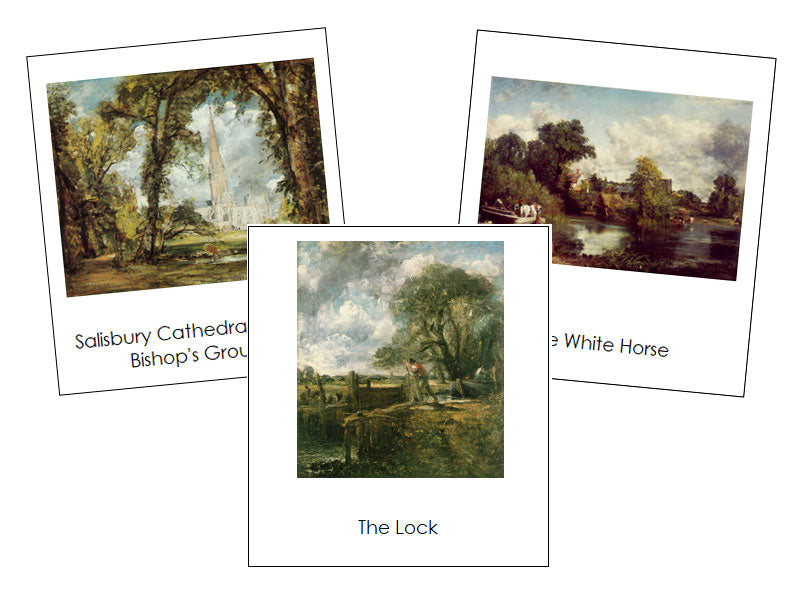 John Constable Art Cards - Montessori Print Shop