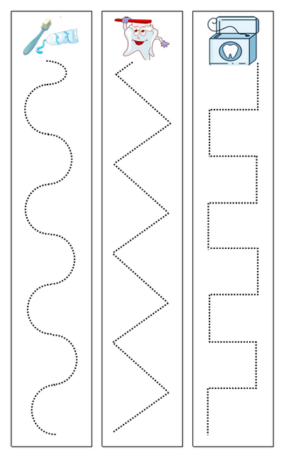Dental Cutting Work - Montessori Print Shop Digital Download