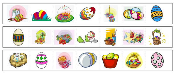 Eggs Cutting Work - Montessori Print Shop