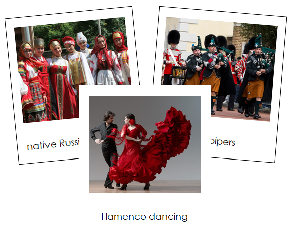European Culture Cards - Montessori Print Shop