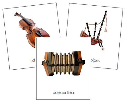 European Musical Instruments - Montessori Print Shop