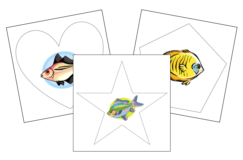 Fish Cutting Work - Montessori Print Shop