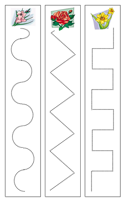 Flowers Cutting Work - Montessori Print Shop Digital Download