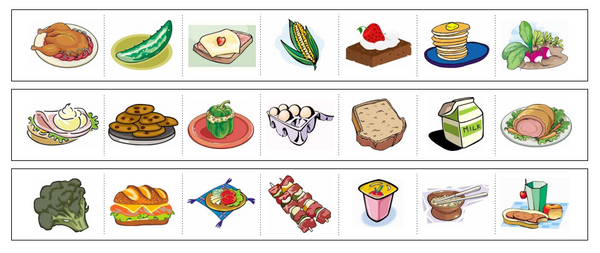 Food Cutting Work - Preschool Printable - Montessori Print Shop