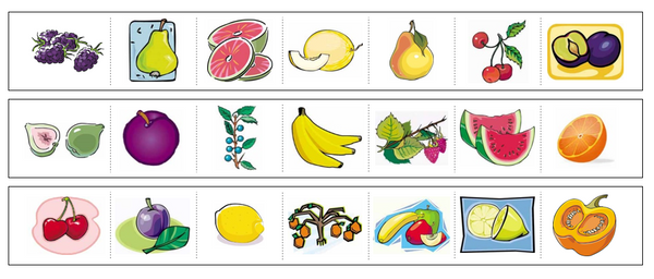 Fruit Cutting Work - Montessori Print Shop